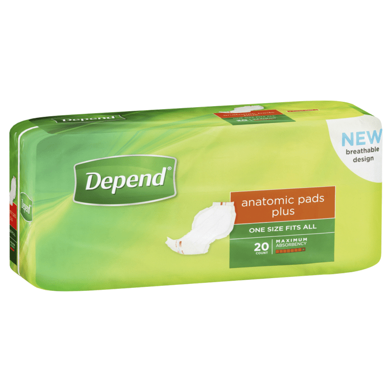 Depend Anatomic Pads, Plus, 20 Pads - Allcare Warehouse