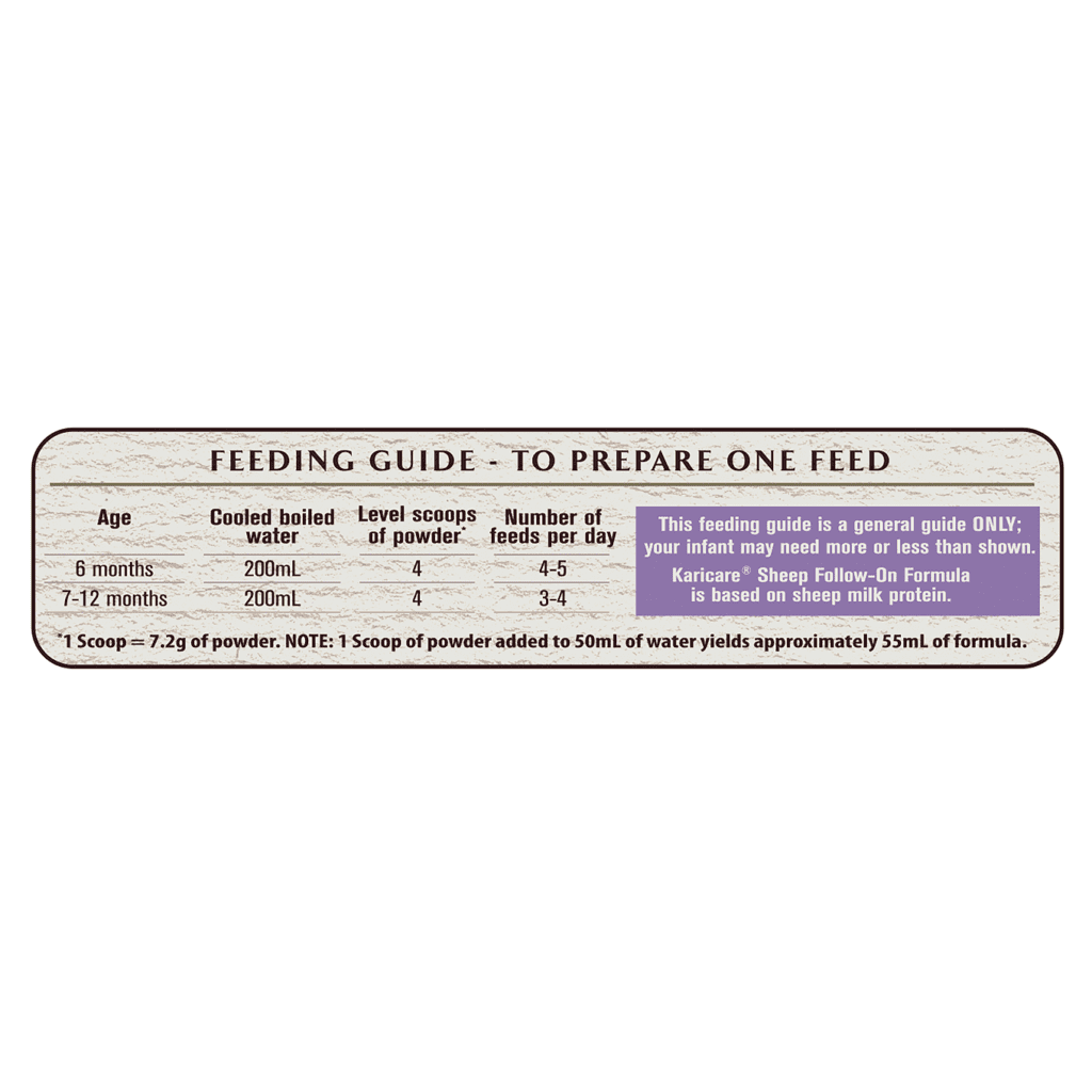 Karicare Sheep Milk 2 Baby Follow-On Formula From 6-12 Months 900g ...