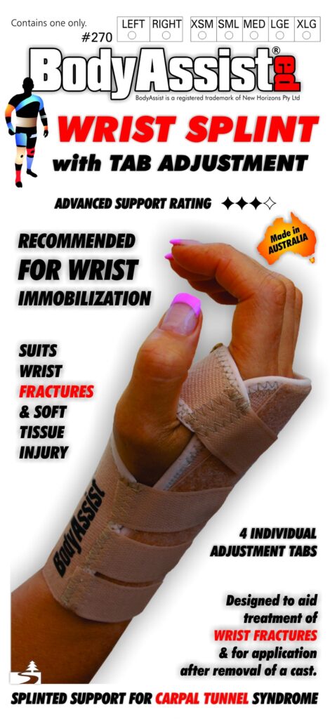 Elastic Wrist Splint with Tab Adjustment - Allcare Warehouse