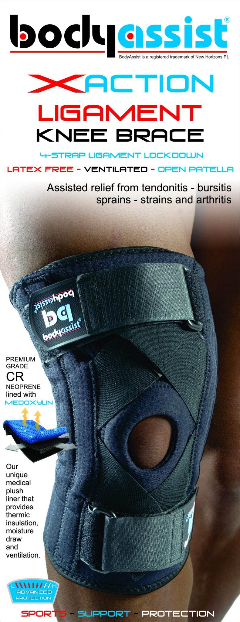 X-Action Ligament Knee Brace - Allcare Warehouse