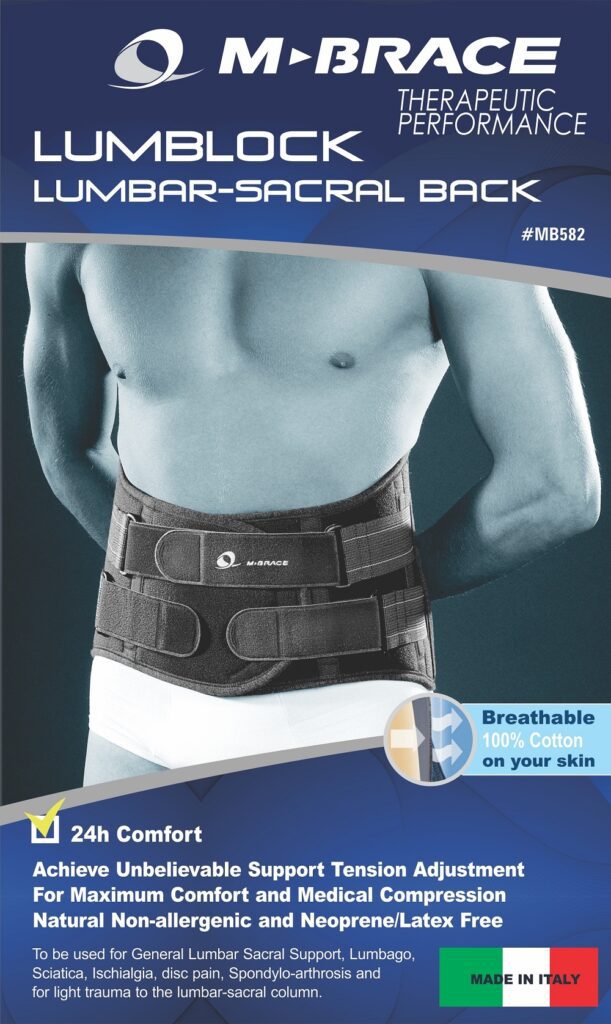 M-Brace LUMBLOCK Lumbar Sacral Back - Allcare Warehouse