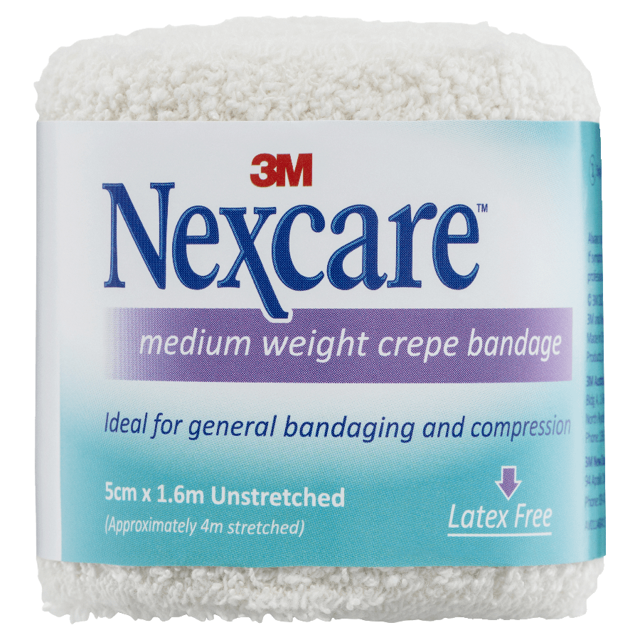 Nexcare™ Medium Crepe Bandage, 5cm x 1.6m - Allcare Warehouse