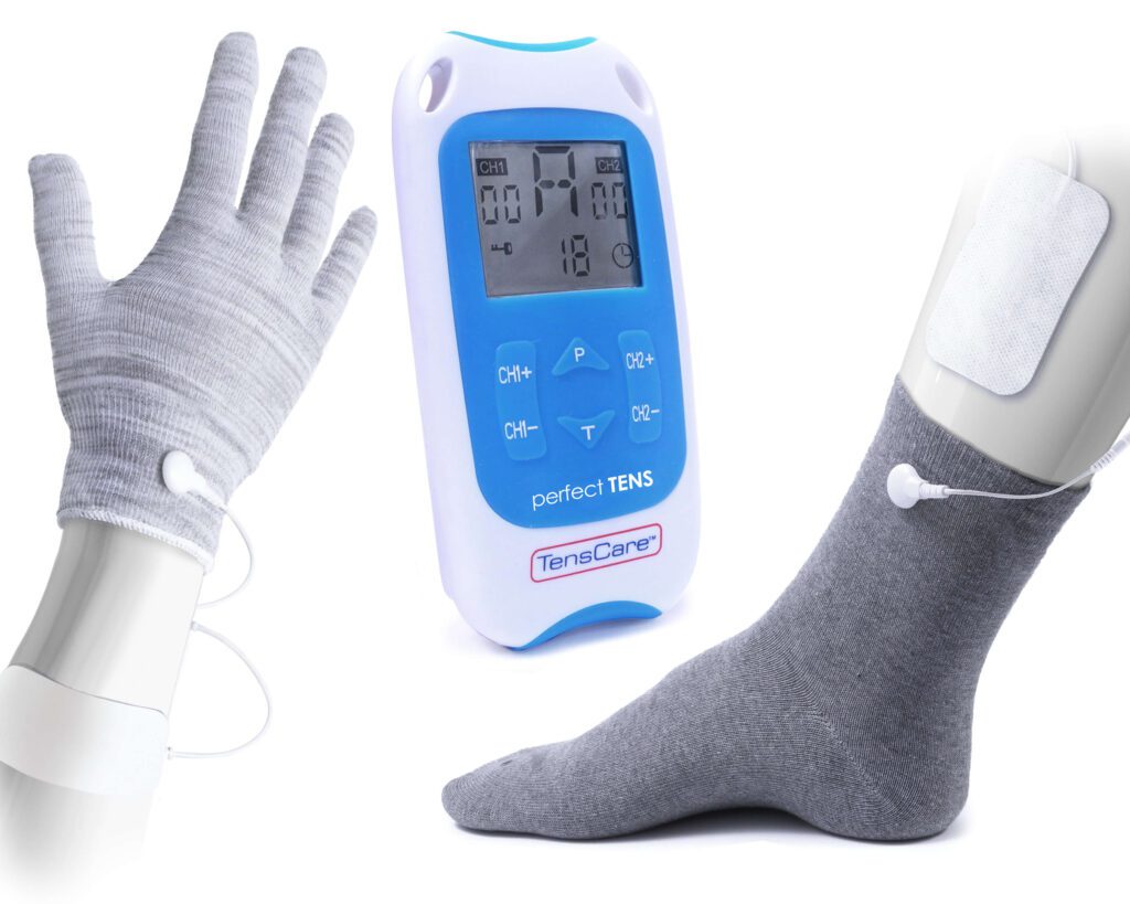 perfect TENS Device – with iSock or iGlove (BUNDLE) - Allcare Warehouse