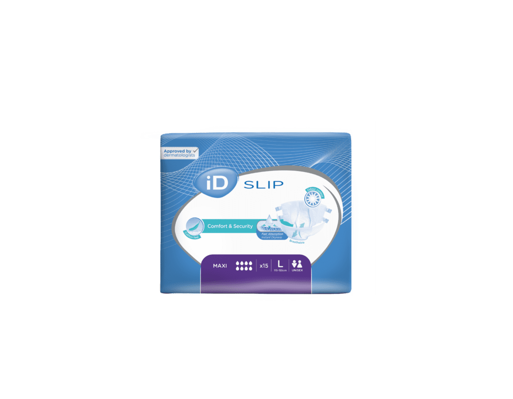 ID Slip Maxi L (115-155cm) 4500ml Pk15 - Allcare Warehouse